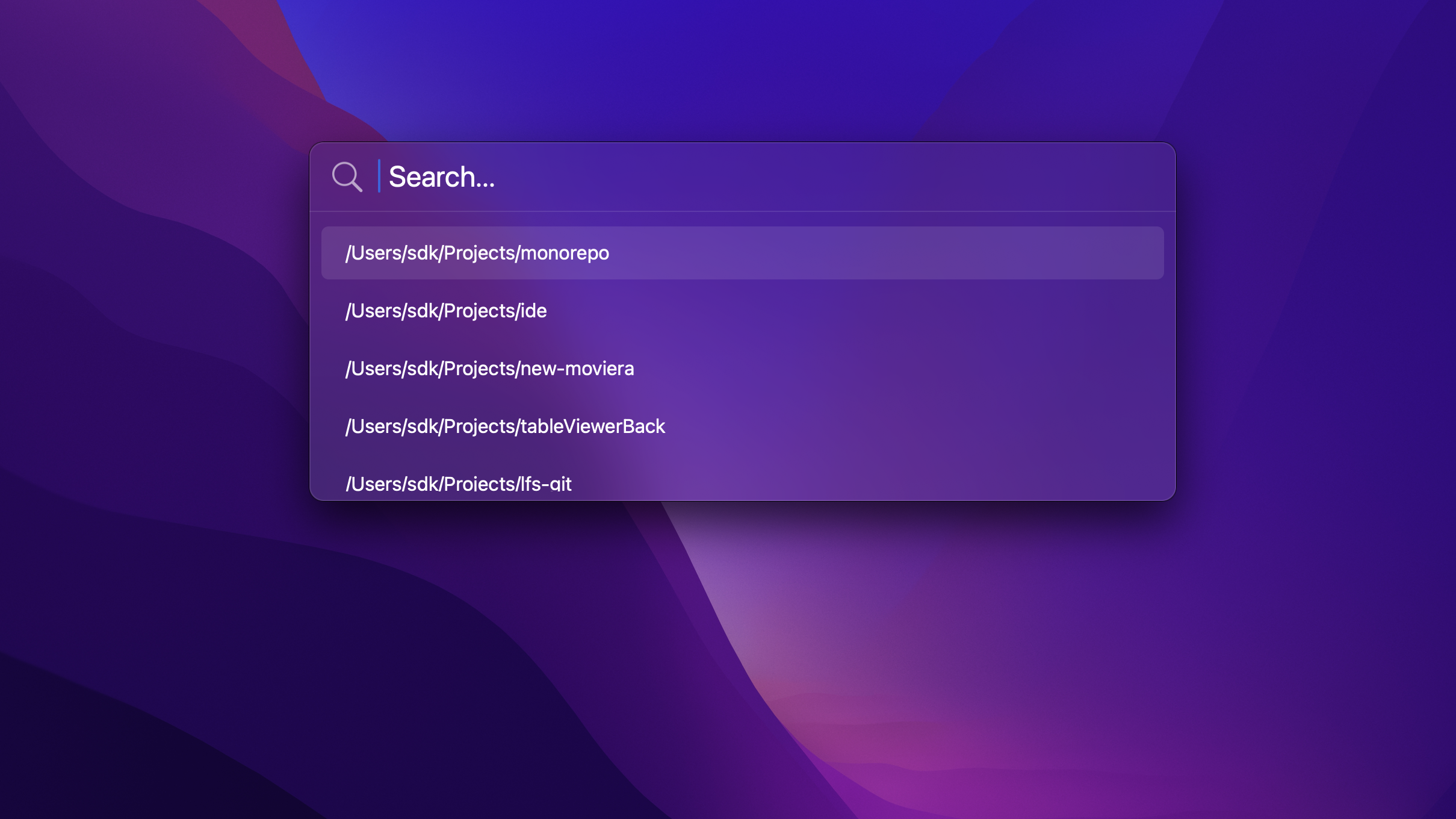 mac-menu: A Modern macOS Fuzzy Finder